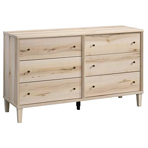 Sauder 425281 Willow Place 6 Drawer Dresser, Pacific Maple™ Finish