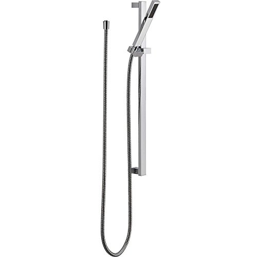 Delta Faucet Vero Single-Spray Touch-Clean Wall-Mount Slide Bar Hand Held Shower with Hose, Chrome 57530