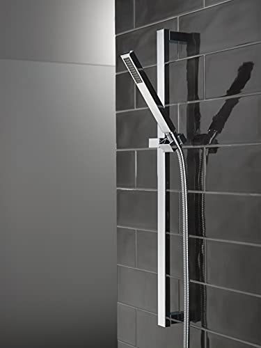 Delta Faucet Vero Single-Spray Touch-Clean Wall-Mount Slide Bar Hand Held Shower with Hose, Chrome 57530