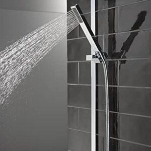 Delta Faucet Vero Single-Spray Touch-Clean Wall-Mount Slide Bar Hand Held Shower with Hose, Chrome 57530