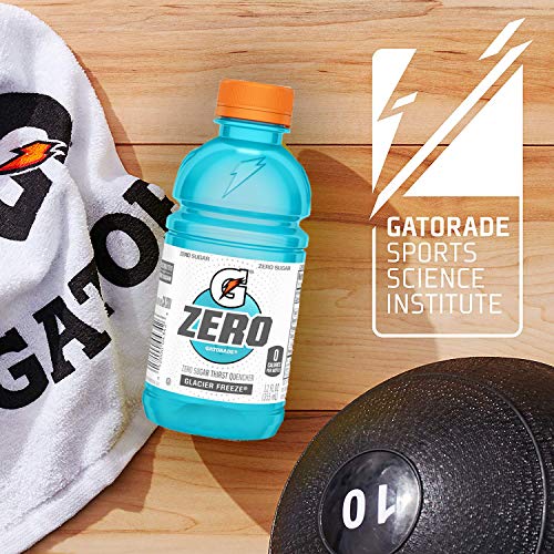 Gatorade Zero Glacier Freeze, 12 Fl Oz (Pack of 12)