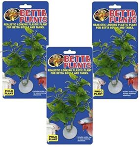 zoo med betta philo plants (3 pack)