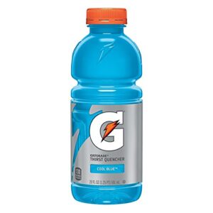 Gatorade Cool Blue, Thirst Quencher, 20oz Bottle (Pack of 10, Total of 200 Oz)