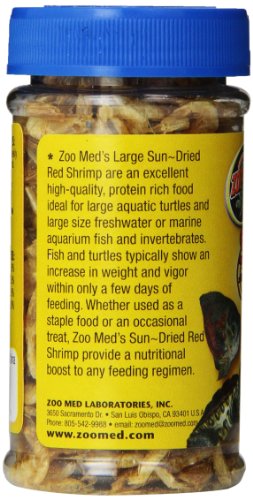 Zoo Med Large Red Shrimp Food, 0.5-Ounce