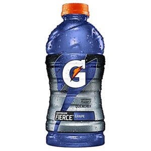 gatorade thirst quencher, fierce grape, 28 oz bottle