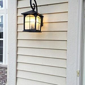 Home Decorators Collection Brimfield 1-Light Aged Iron Outdoor Wall Lantern