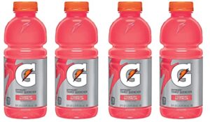 gatorade thirst quencher sports drink, strawberry watermelon, 20 oz (pack of 4)