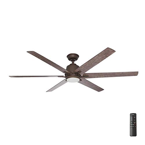 Home Decorators Collection YG493B-EB Kensgrove 64" LED Espresso Bronze Ceiling Fan with Remote Control