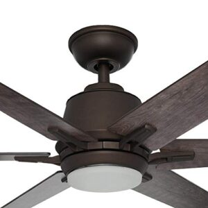 Home Decorators Collection YG493B-EB Kensgrove 64" LED Espresso Bronze Ceiling Fan with Remote Control