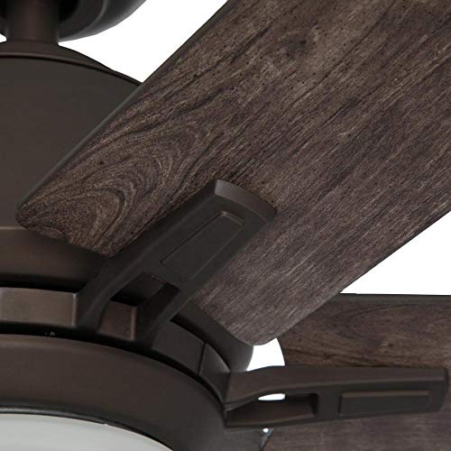 Home Decorators Collection YG493B-EB Kensgrove 64" LED Espresso Bronze Ceiling Fan with Remote Control