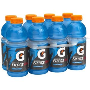 gatorade fierce blue cherry, 20 ounce, (pack of 8)