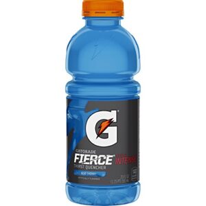 Gatorade Fierce Blue Cherry, 20 Ounce, (Pack of 8)