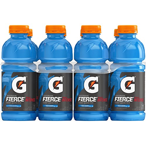 Gatorade Fierce Blue Cherry, 20 Ounce, (Pack of 8)