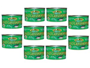 zoo med can o’ jumbo sized grasshoppers 1.2 oz – pack of 10