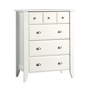 sauder shoal creek 4-drawer dresser, soft white finish