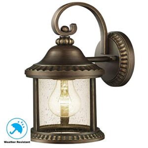 Home Decorators Collection Cambridge Outdoor Essex Bronze Medium Wall Lantern