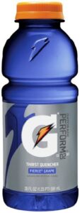 gatorade sports drink, fierce grape, 20-ounce bottles (pack of 24)