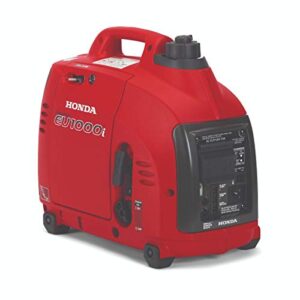 honda power equipment eu1000i 1000w 120v portable home gas power generator with co-minder