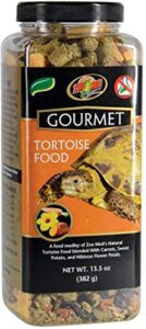 zoo med gourmet tortoise food 13.5 oz – pack of 3