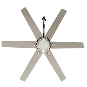 Home Decorators Collection YG493A-BN Kensgrove 54 in. Integrated LED Indoor Brushed Nickel Ceiling Fan with Light Kit and Remote Control