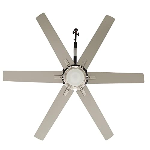 Home Decorators Collection YG493A-BN Kensgrove 54 in. Integrated LED Indoor Brushed Nickel Ceiling Fan with Light Kit and Remote Control