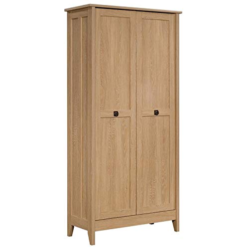 Sauder August Hill Storage Cabinet, L: 35.28" x H: 15.51" x W: 71.85", Dover Oak Finish