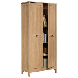 Sauder August Hill Storage Cabinet, L: 35.28" x H: 15.51" x W: 71.85", Dover Oak Finish