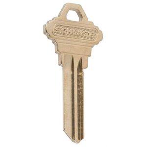 schlage lock company 35056ccontrol c keyway key blank, silver