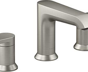 KOHLER 97093-4-BN Hint Widespread Faucet, Vibrant Brushed Nickel