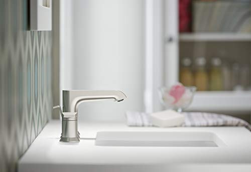 KOHLER 97093-4-BN Hint Widespread Faucet, Vibrant Brushed Nickel