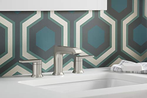 KOHLER 97093-4-BN Hint Widespread Faucet, Vibrant Brushed Nickel