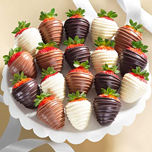 Golden State Fruit 18 Piece Chocolate Covered Strawberries, Berry Bites