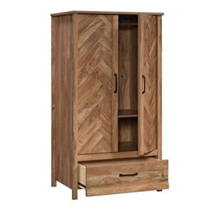 Sauder Cannery Bridge Armoire, L: 32.36" x W: 22.52" x H: 59.80", Sindoori Mango