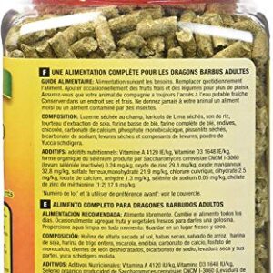 Zoo Med Natural Adult Bearded Dragon Food 10 oz - Pack of 4