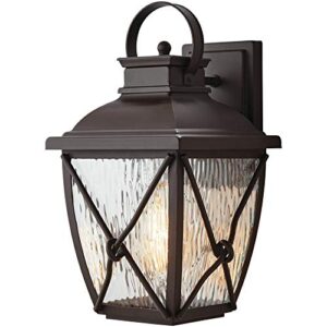 Home Decorators Collection HB7087-314 Springbrook 1-Light Rustic Outdoor Wall Mount Lantern