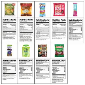 100 CALORIE Snack Packs Care Package | VALENTINES DAY GIFT BASKETS | Vegan, Gluten Free Dairy Free Snacks, Bars & Nuts all 100 calories or Less [20 count] Holiday Gift Basket | Low Calorie Diet Snacks | Snack Food Gifts