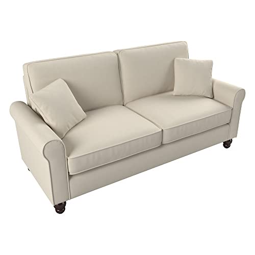 Bush Furniture Hudson Sofa, 73W, Cream Herringbone