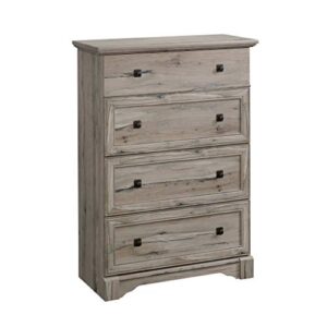 sauder palladia 4-drawer chest, split oak finish