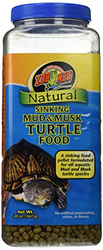 Zoo Med Natural Sinking Mud and Musk Turtle Food, 20 Ounces Each (20 Ounces)