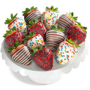 12 happy birthday chocolate covered strawberries