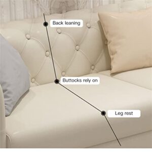 AENY Living Room Fabric Post- Fabric Leather Single Three-Person Sofa Combination