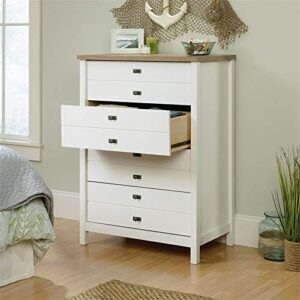 Sauder Cottage Road 4-Drawer Chest, Soft White finish