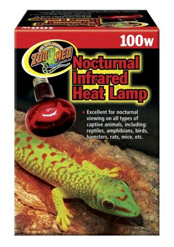 Zoo Med Nocturnal Infrared Heat Lamp 100 Watts - Pack of 6