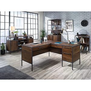 Sauder® Nova Loft 59"W L-Shape Corner Desk, Grand Walnut