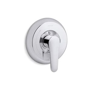 kohler ts98147-4-cp rite-temp valve trim with lever handle, polished chrome