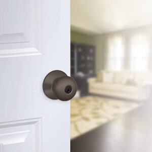 SCHLAGE F51A Plymouth Keyed Entry Lock C Keyway with 16211 Latch 10063 Strike Bright Brass Finish