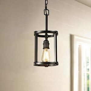 Home Decorators Collection HD-1260-I Romaro Row 1-Light Aged Bronze Pendant