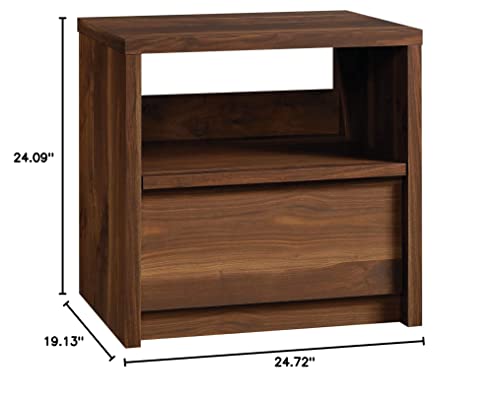 Sauder Harvey Park Night Stand, Grand Walnut finish