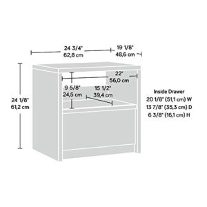 Sauder Harvey Park Night Stand, Grand Walnut finish