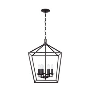 home decorators collection weyburn 6-light bronze caged chandelier